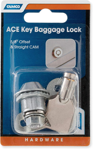 Camco Cam Lock 5/8" Ace Key Baggage Lock
