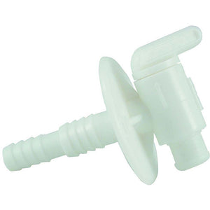 Shop for JR Products JR Products 03182 Dual Barbed Drain Cock, White, 3182