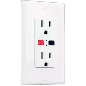Shop for JR Products JR Products GFCI Electrical Outlet, White, 15005